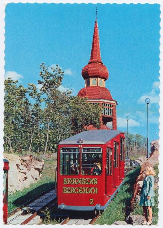 Bergbanan återinvigdes 1973 - Skansen